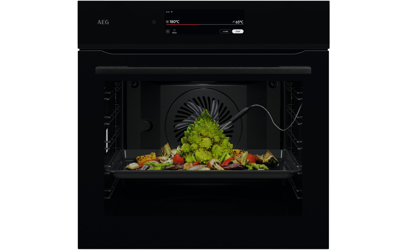 AEG 60cm SenseCook PYROLUXE™ Multifunction Oven NBT9P831AB | Hart & Co.
