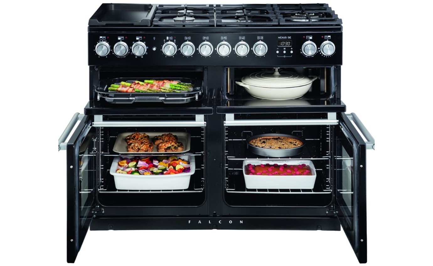 Falcon 110cm Dual Fuel Range Cooker NEXSE110DFSSCH | Hart & Co.