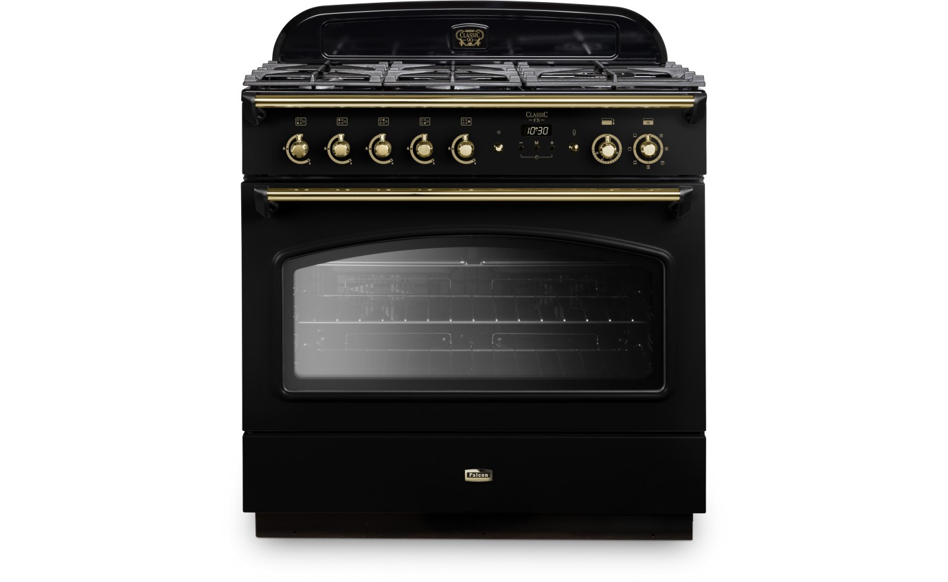Falcon 90cm Dual Fuel Range Cooker CLA90FXDFBLCH | Hart & Co.