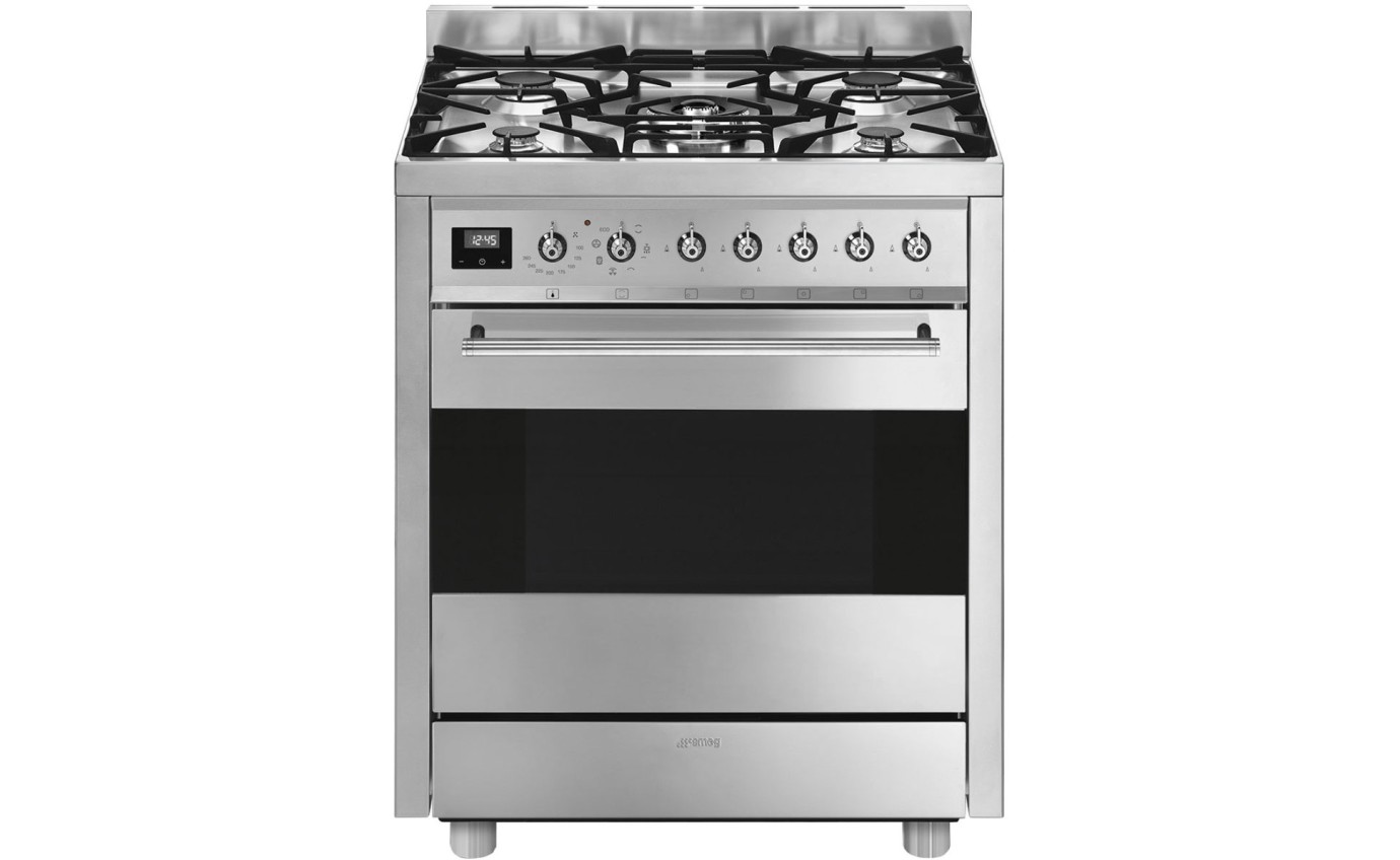 Smeg 70cm Upright Electric/Gas Cooker CS7GMXA | Hart & Co.