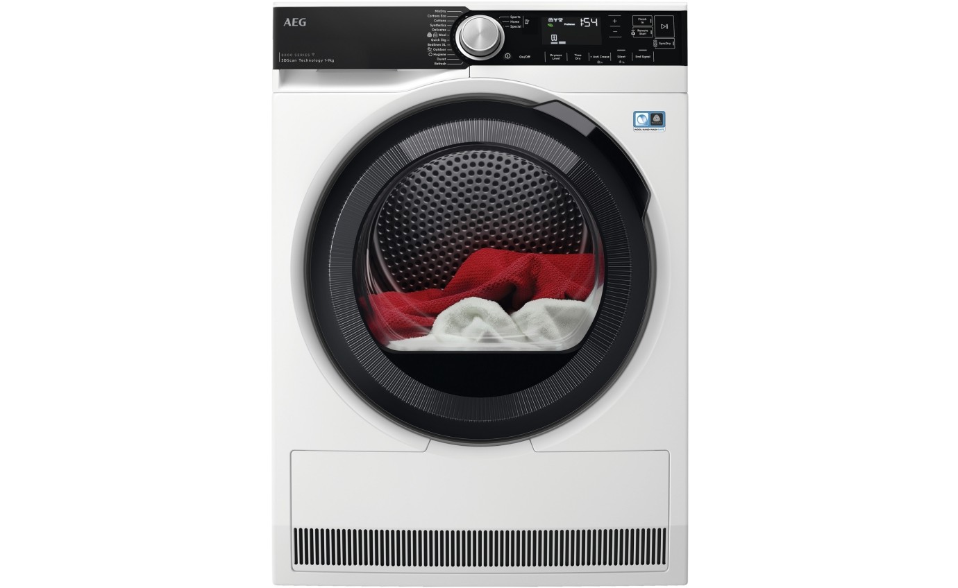 AEG 9kg Heat Pump Dryer T959M6ORS | Hart & Co.