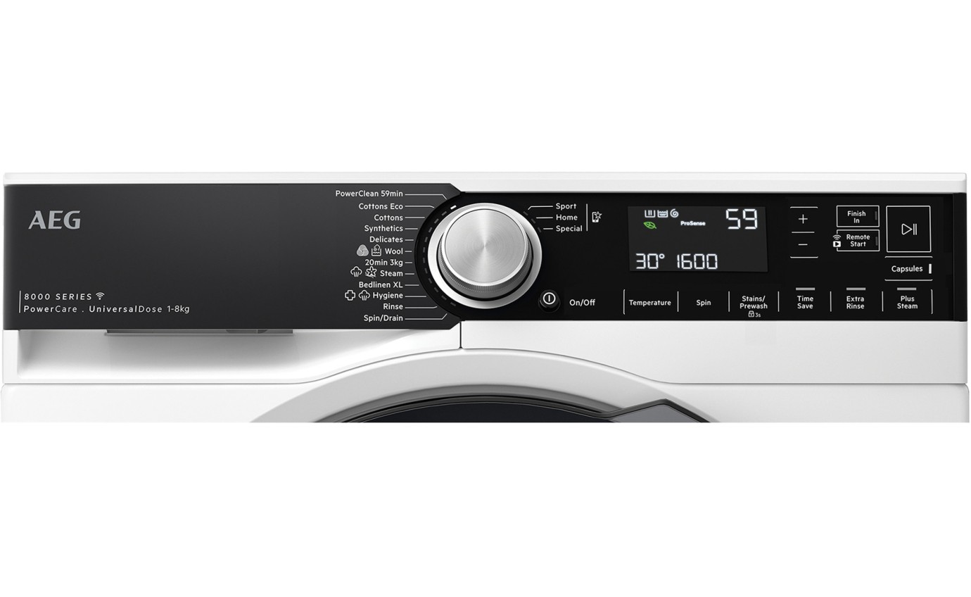 AEG 8kg 8000 Series Front Load Washer with UniversalDose LF8584M8O ...