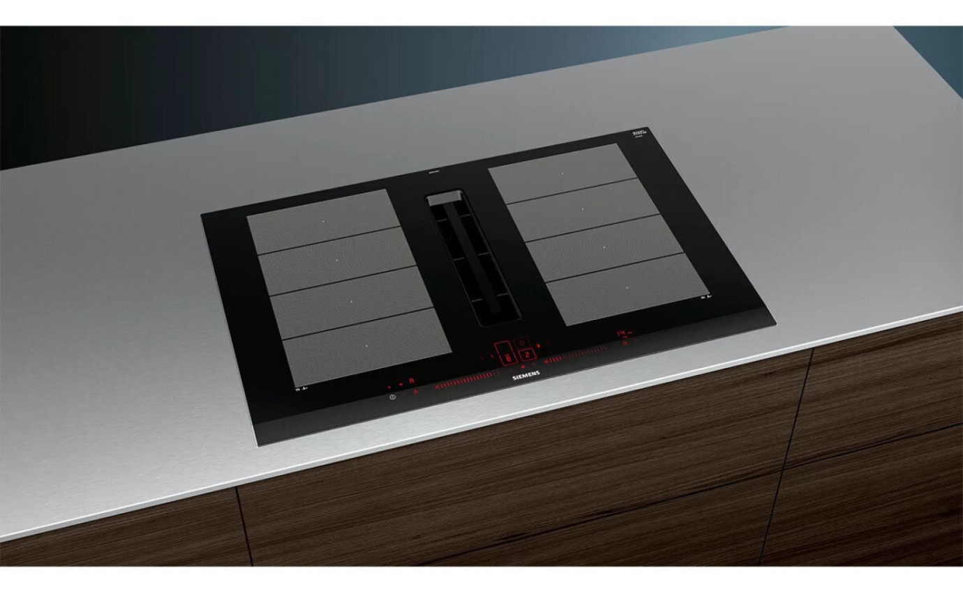 Siemens IQ700 80cm Induction Cooktop with Integrated Ventilation System ...