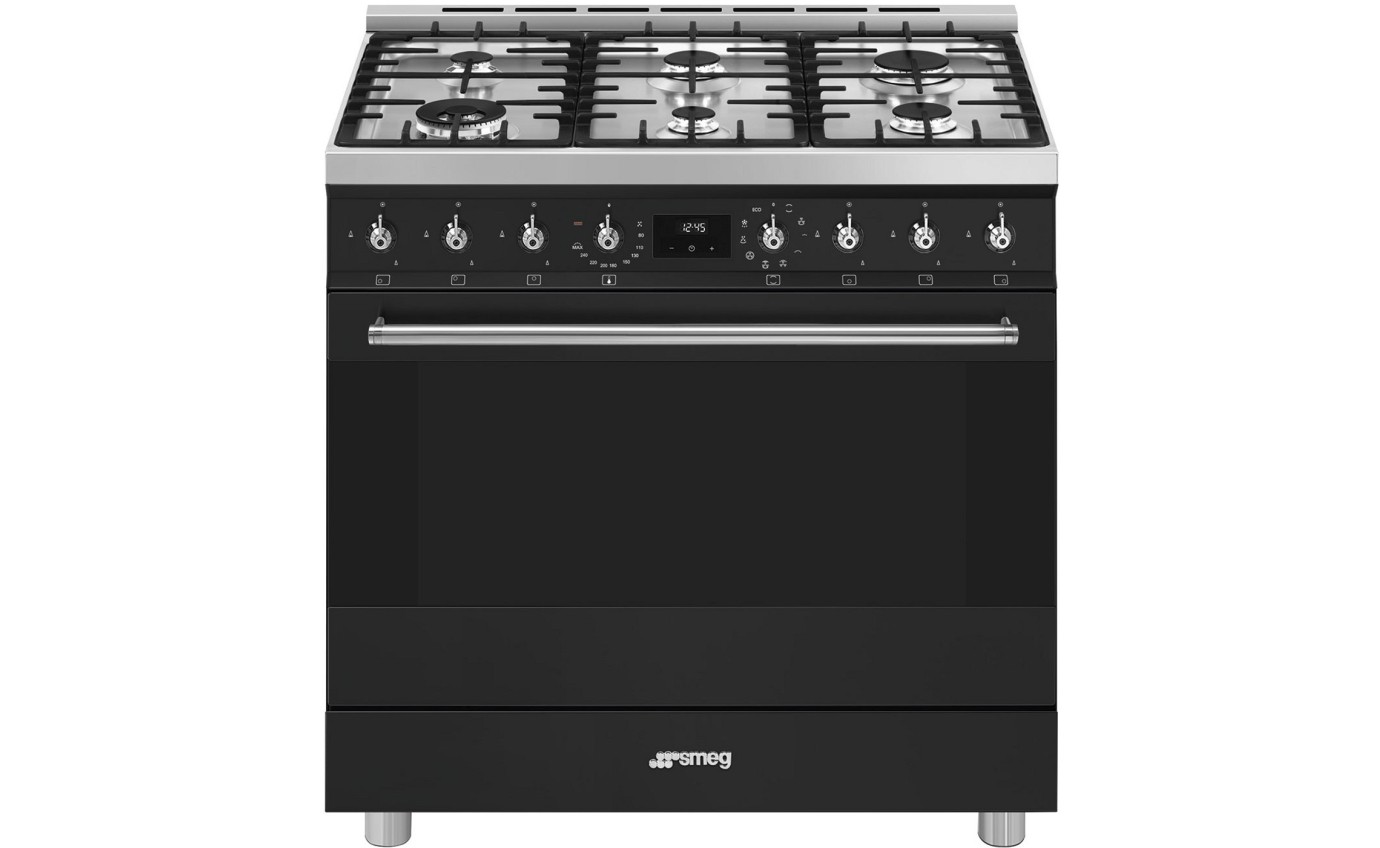 Smeg 90cm Classic Freestanding Dual Fuel Cooker CS9GMMBA2 | Hart & Co.