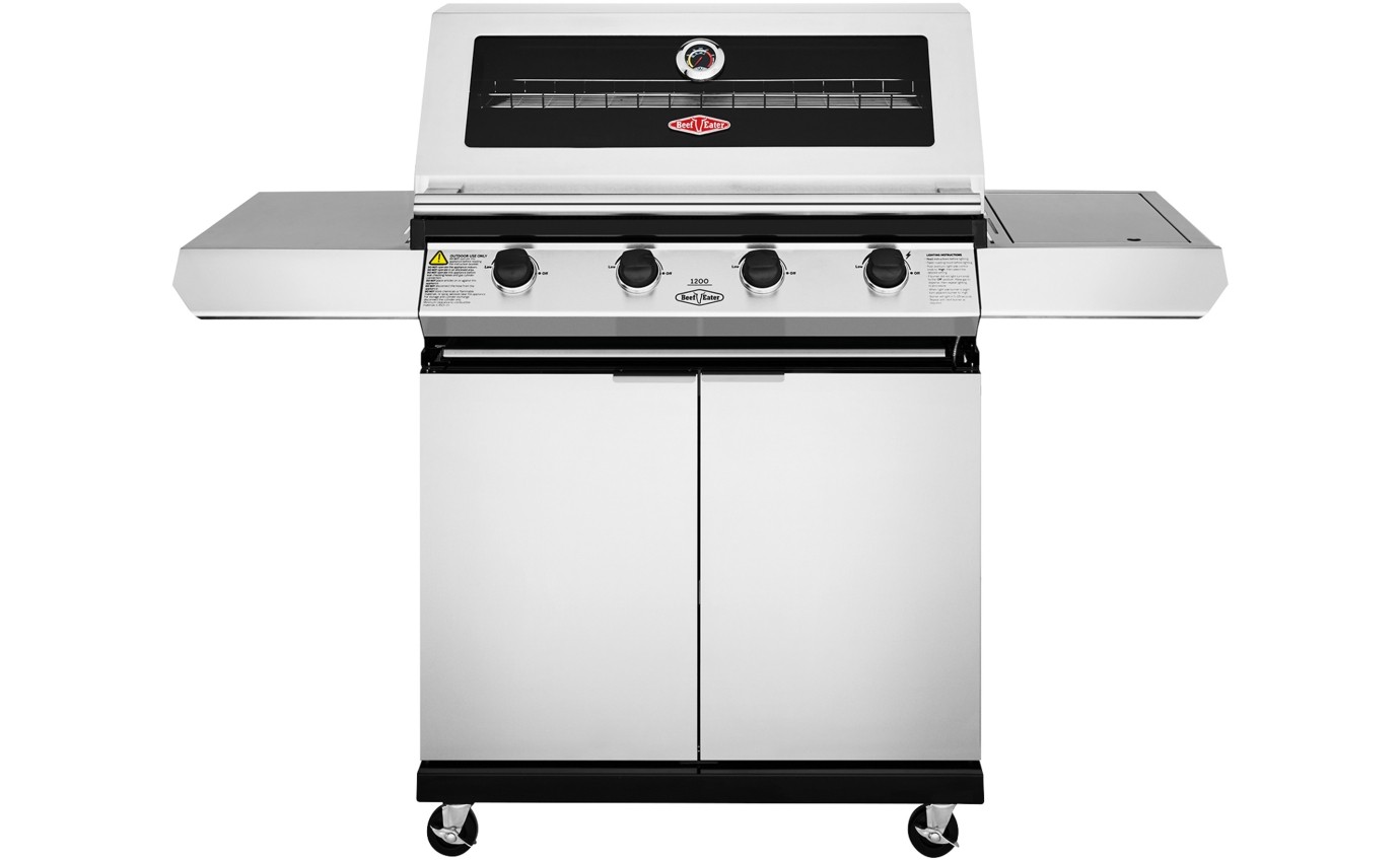 Beefeater 1200 Series 4 Burner BBQ (Stainless Steel) BMG1241SB | Hart & Co.